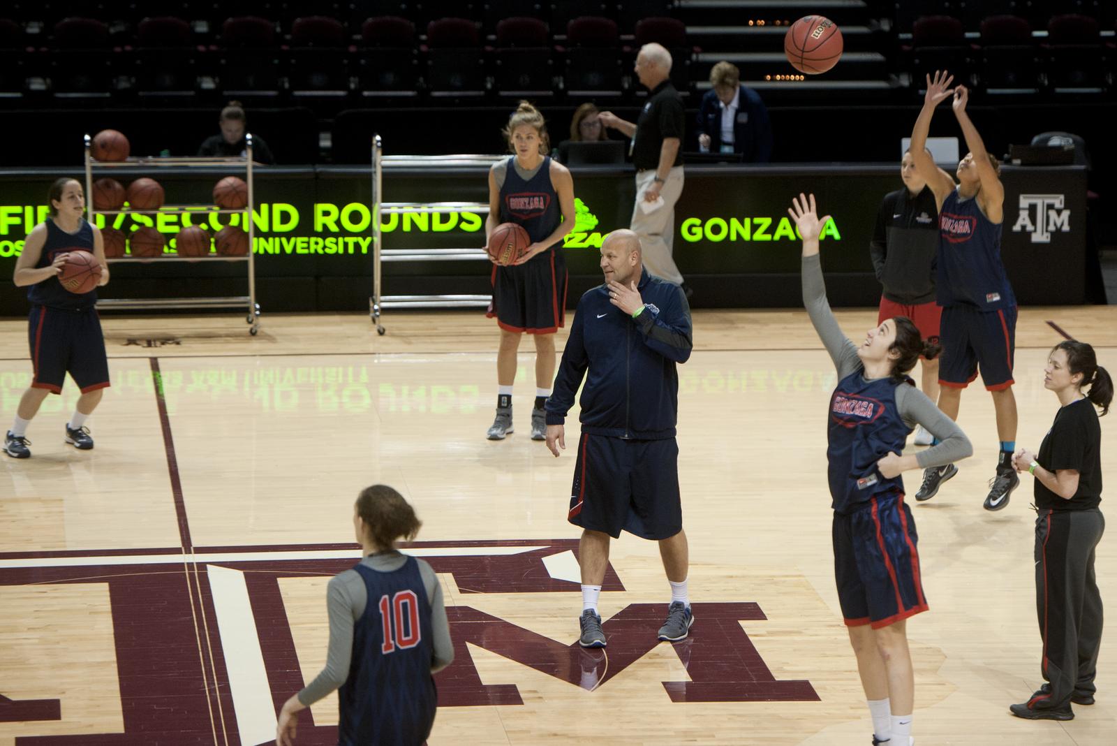 Gonzaga women NCAA practice - March 22, 2014 | The Spokesman-Review