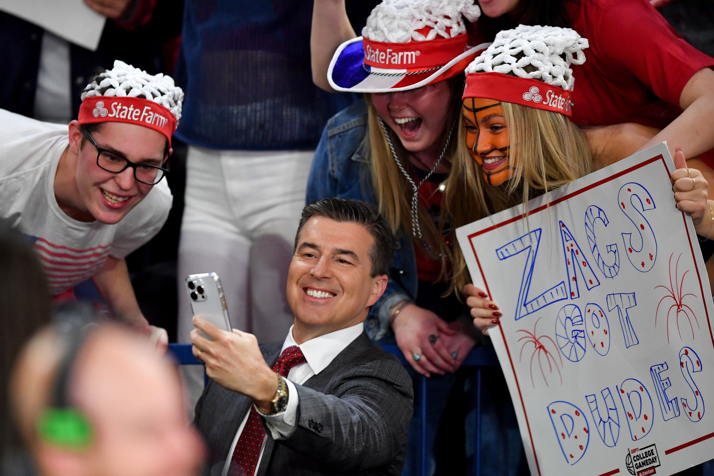 'The best atmosphere we've had': Gonzaga fans unleashed for ESPN ...