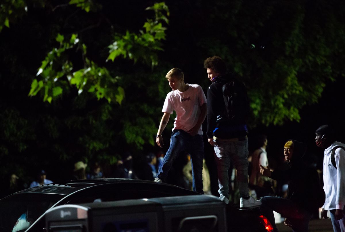 Day 2 of protesters in downtown Spokane - June 1, 2020 | The Spokesman ...