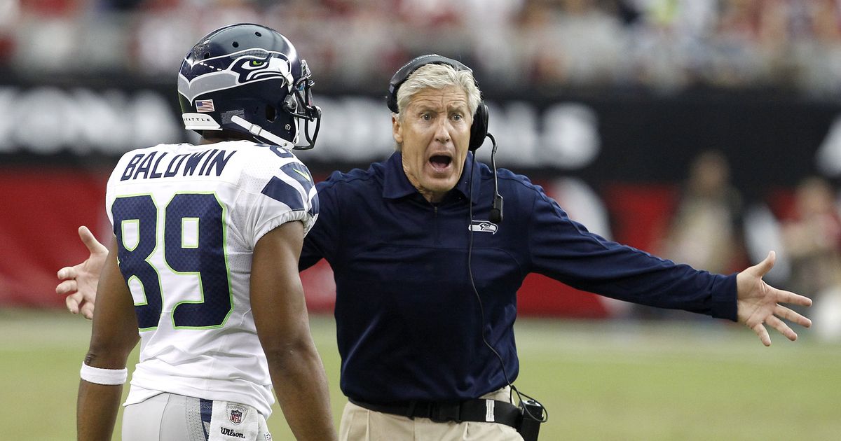 Carrol: Offensive line struggles make Wilson’s debut a rough one