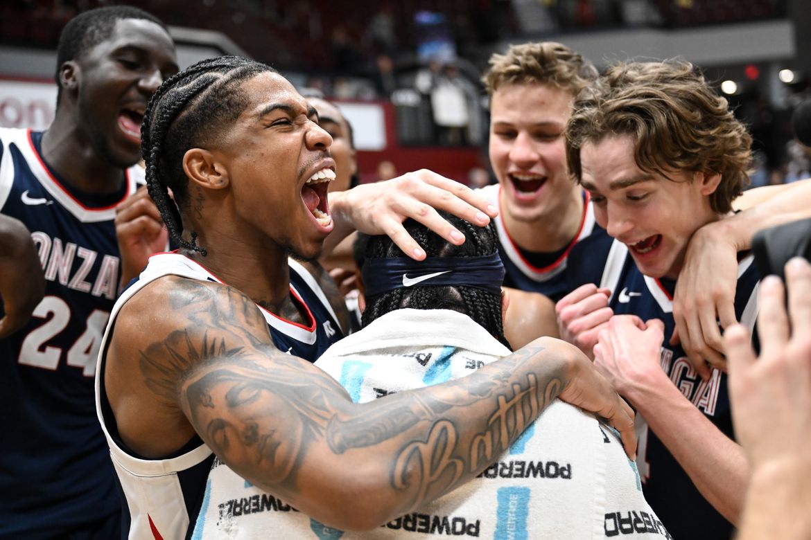 Gonzaga's Ryan Nembhard breaks WCC single-season assists record against Santa Clara