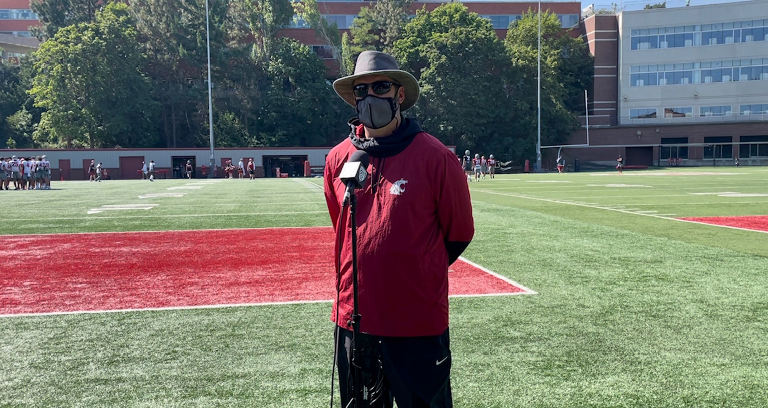 Video: Washington State coach Nick Rolovich post practice Aug. 11