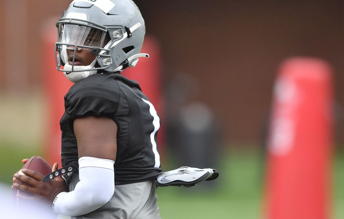 Washington State football's first fall practice in pads - Aug. 9, 2022 ...