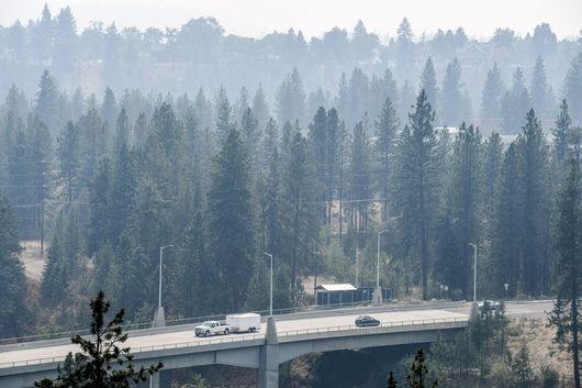 Smoke returns to Spokane after day of cooler temperatures | The ...