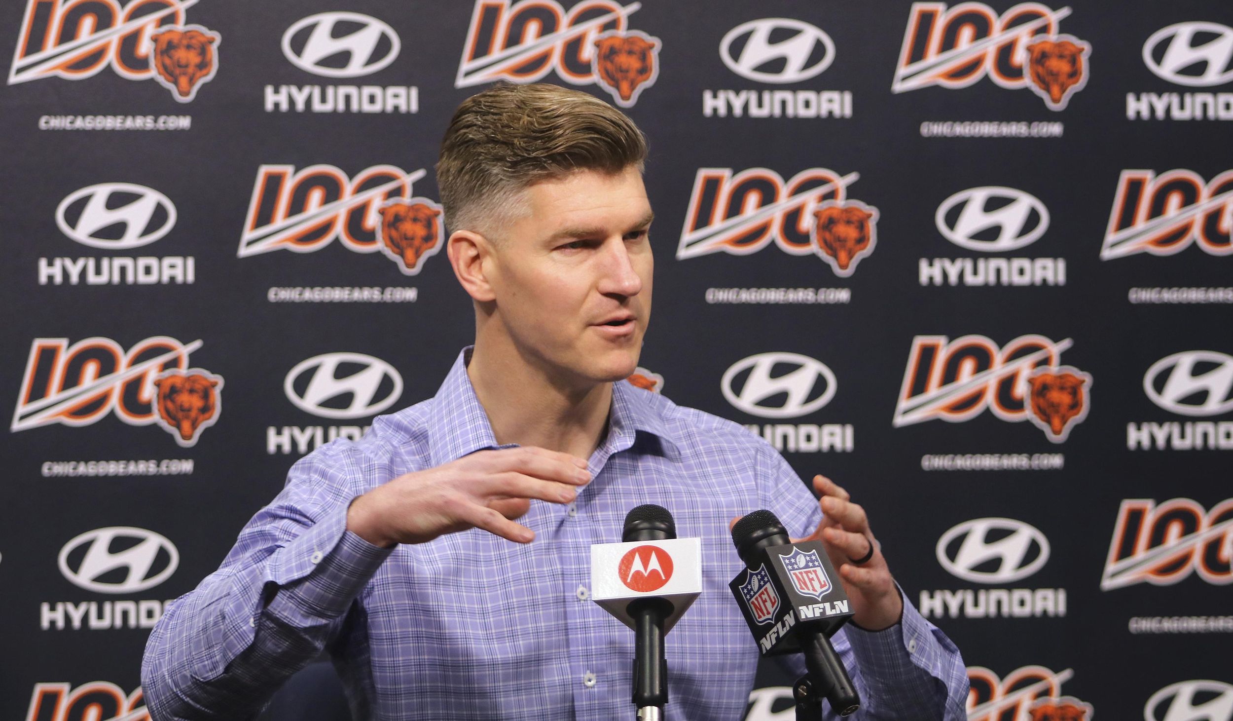 Ryan Pace sees few glaring draft needs for Bears after big jump