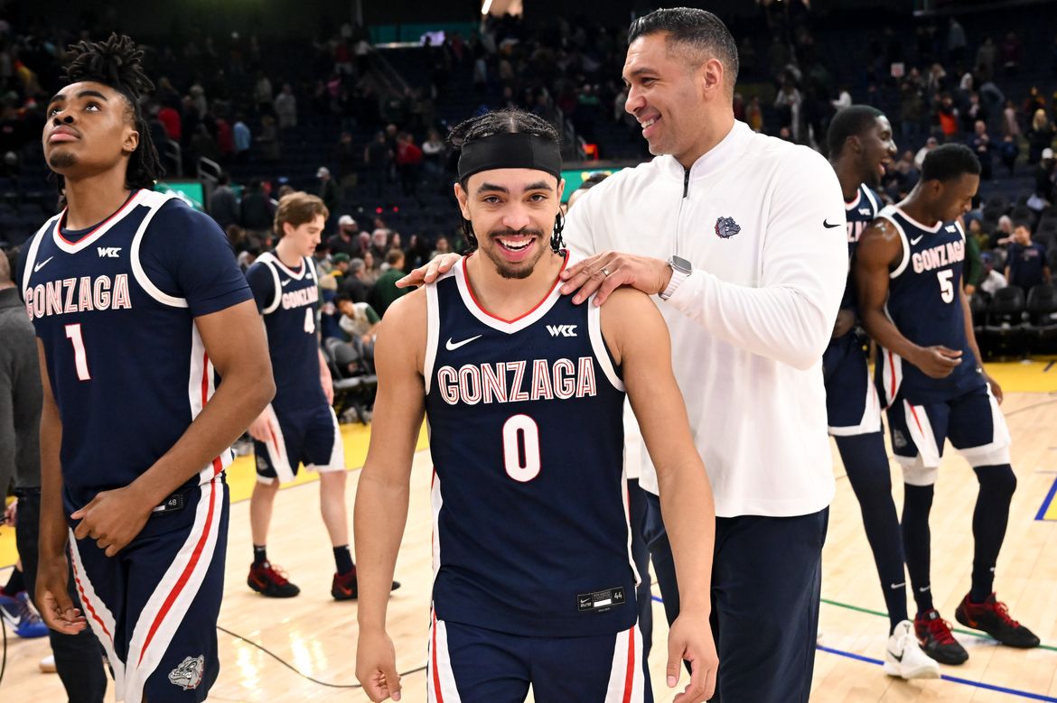 Gonzaga's Ryan Nembhard named WCC Player of Week; updated assist total gives PG school record