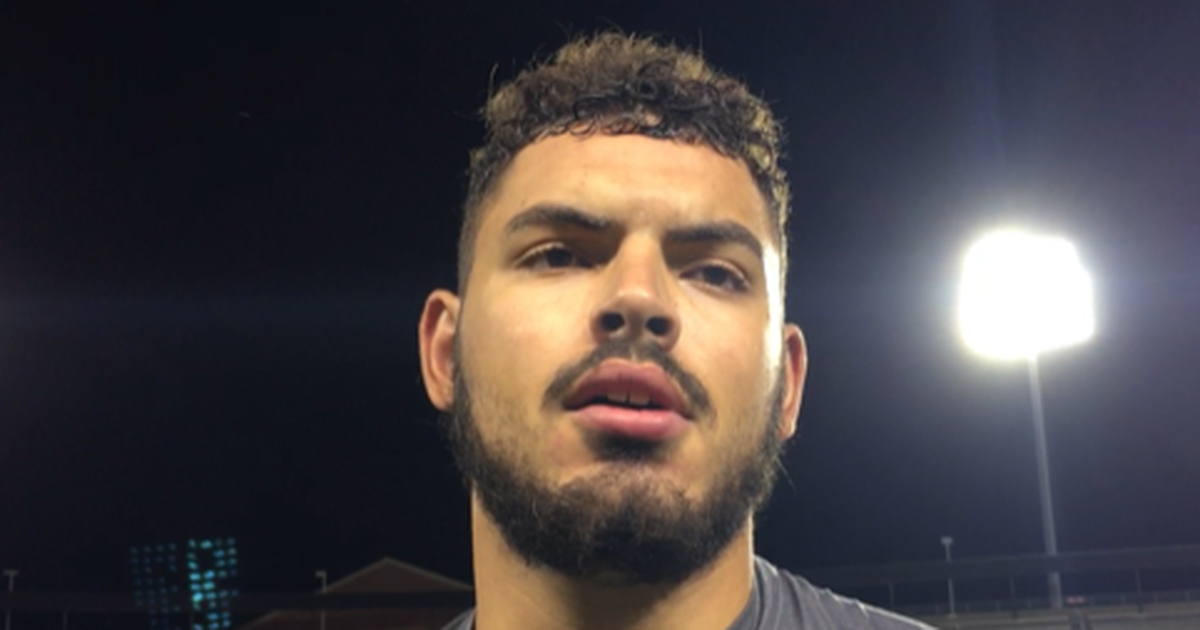 Video: Washington State right tackle Abraham Lucas post practice Aug ...