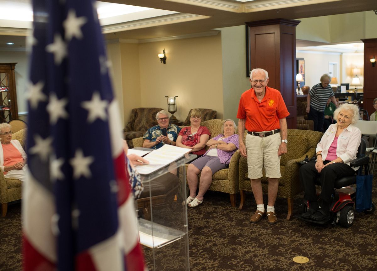 Jack Rasmussen receives Quilt of Valor - July 26, 2017 | The Spokesman ...