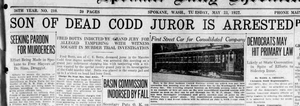 100 years ago in Spokane: More twists and turns in Maurice P. Codd ...