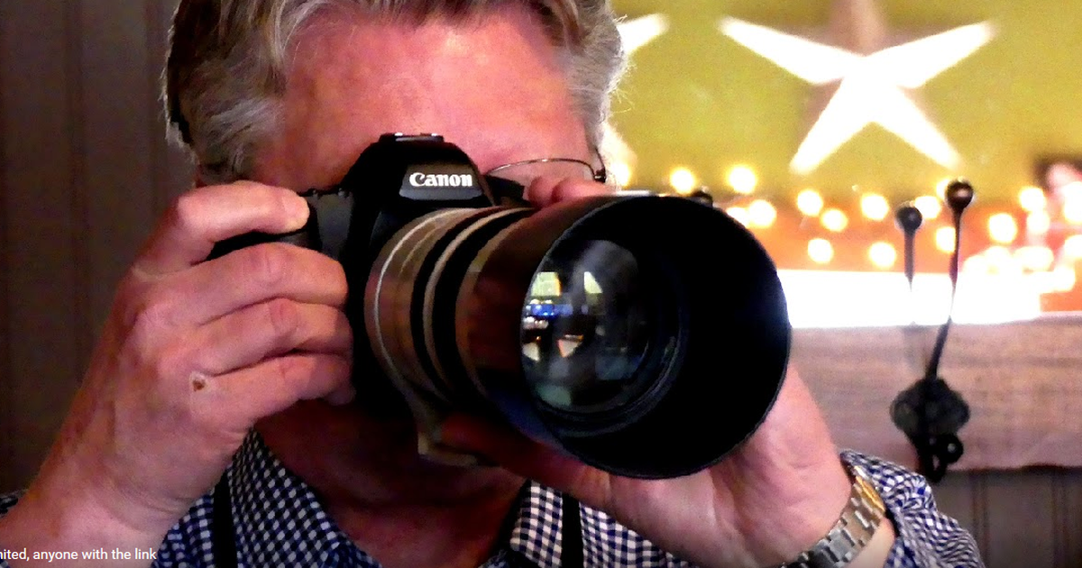 The man behind the camera
