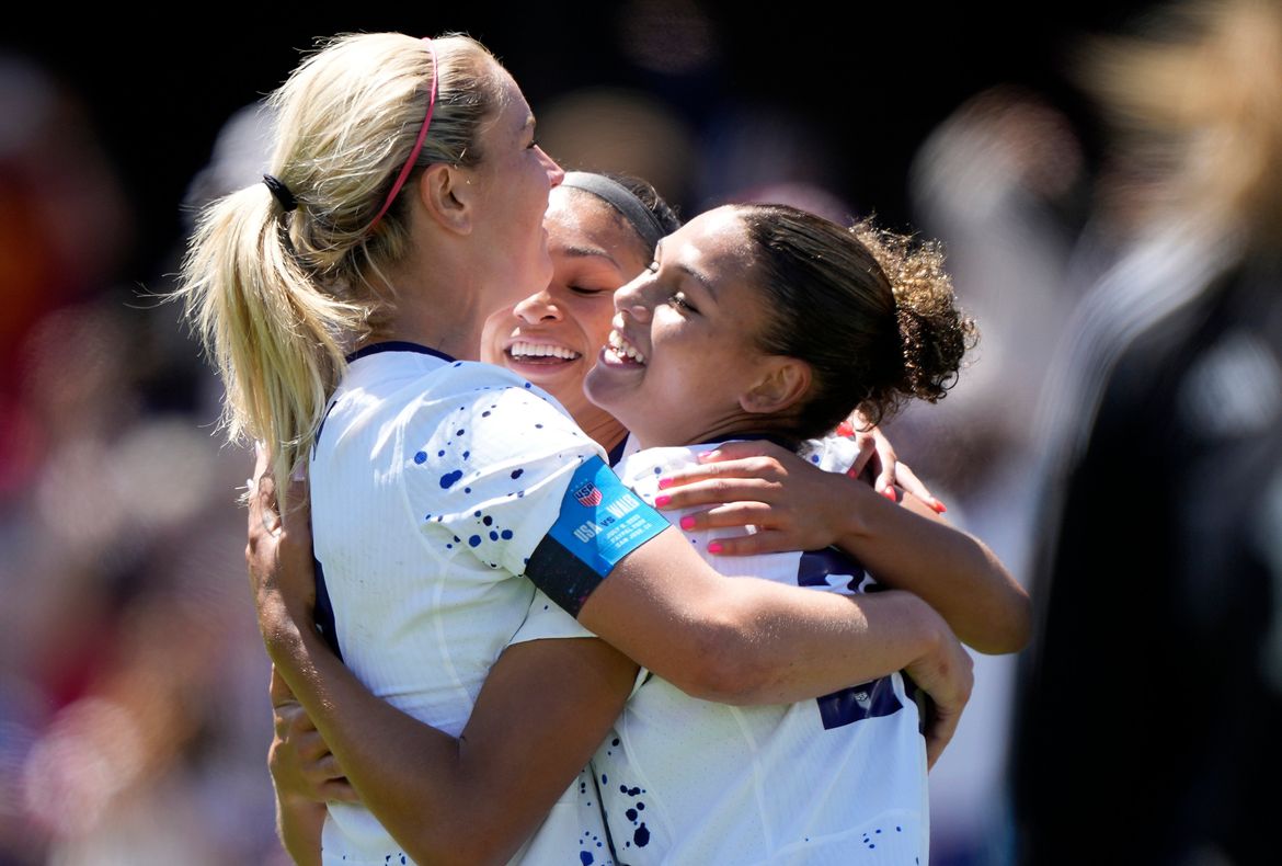 United States' Trinity Rodman, like brother DJ, makes her own way