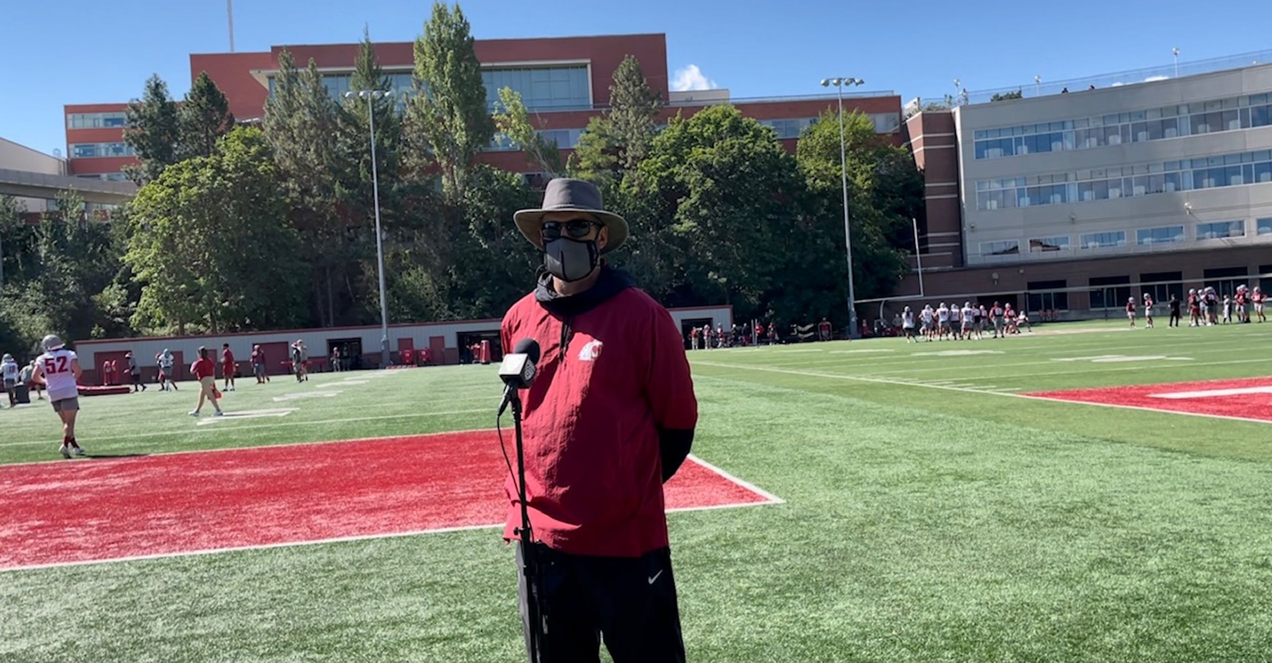 Video: Washington State coach Nick Rolovich post practice Aug. 7