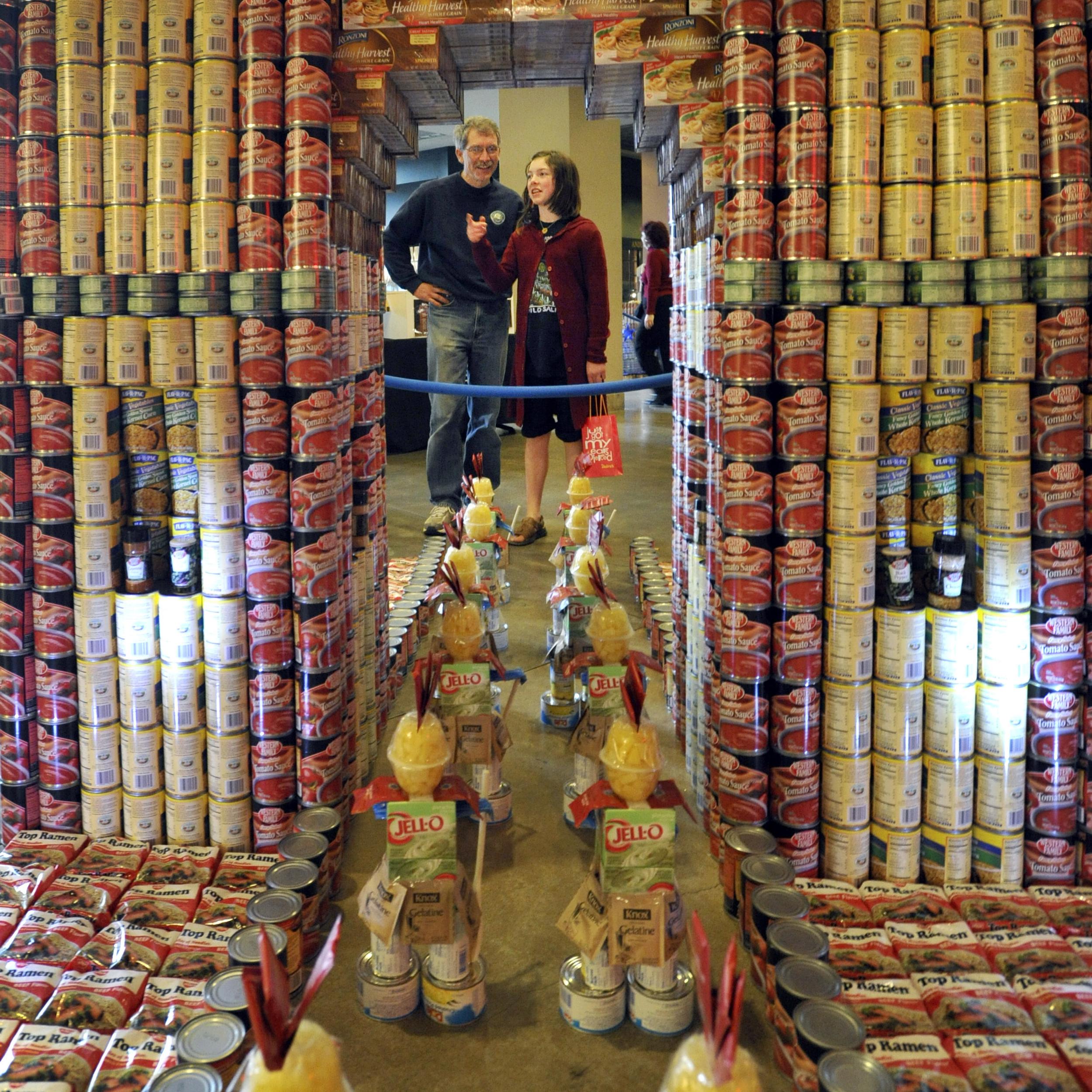 Canned Food Structures CANstruction's 21st Year Of Fighting Hunger
