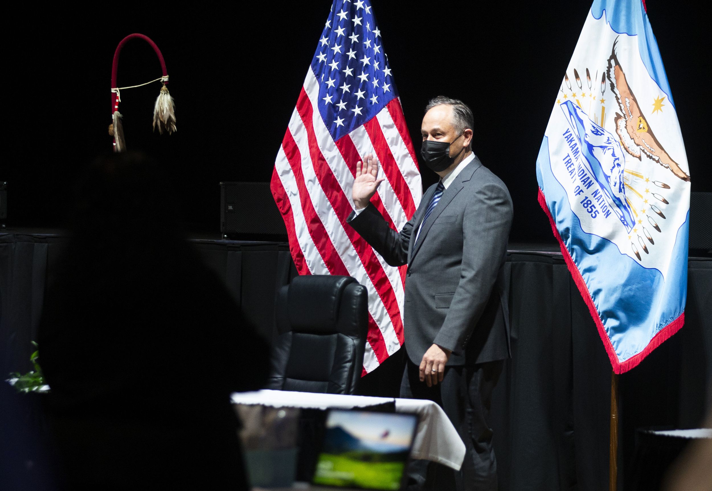 Second Gentleman Doug Emhoff visits Central Washington - April 6, 2021 ...
