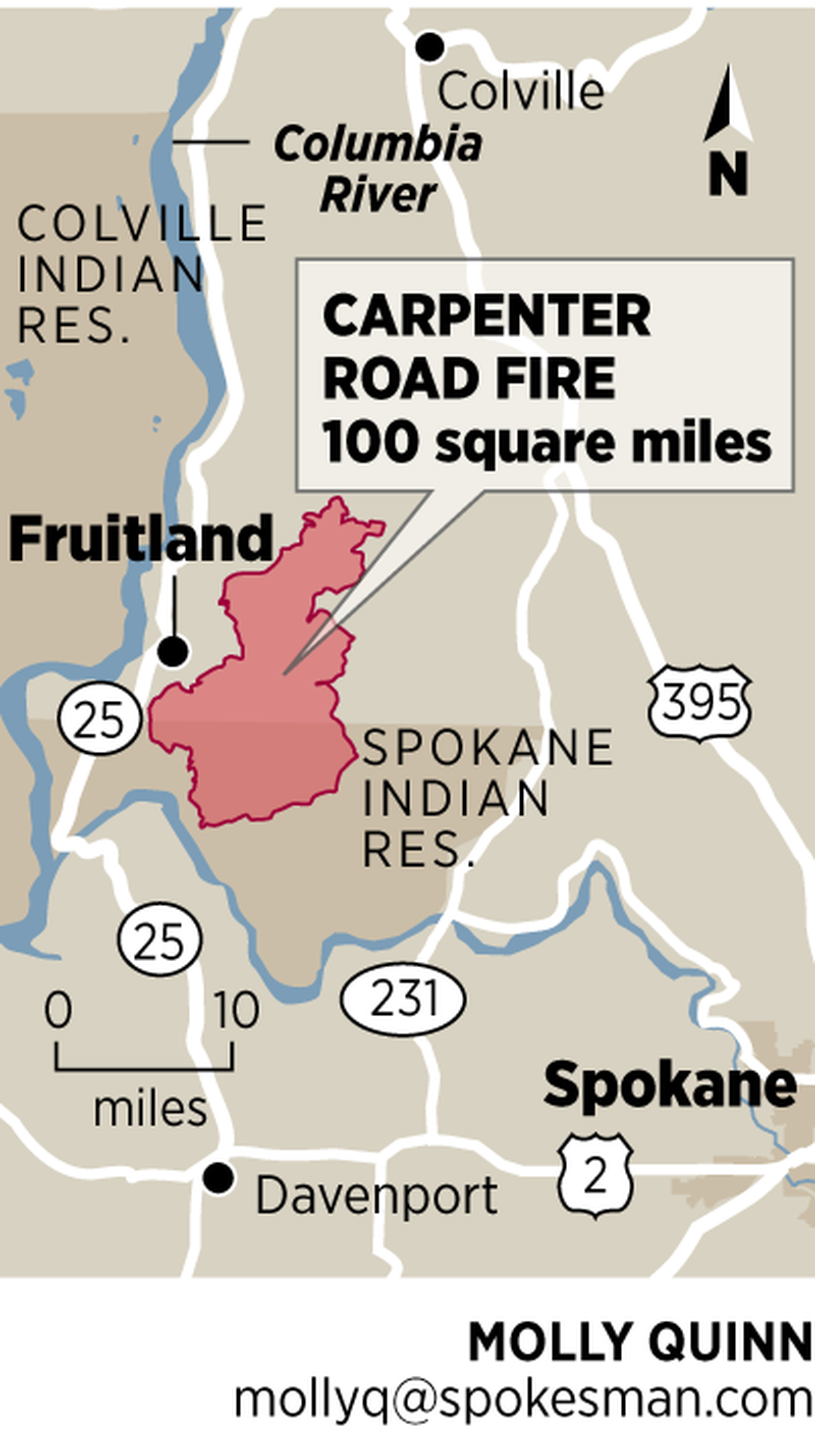 Fruitland fire damage a year later - July 3, 2016 | The Spokesman-Review