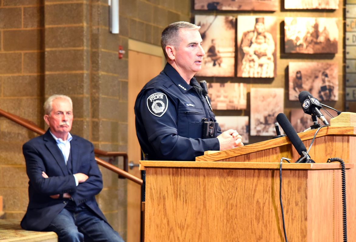 Coeur Dalene Police Hold Press Conference About Arrest Of 31 Men With