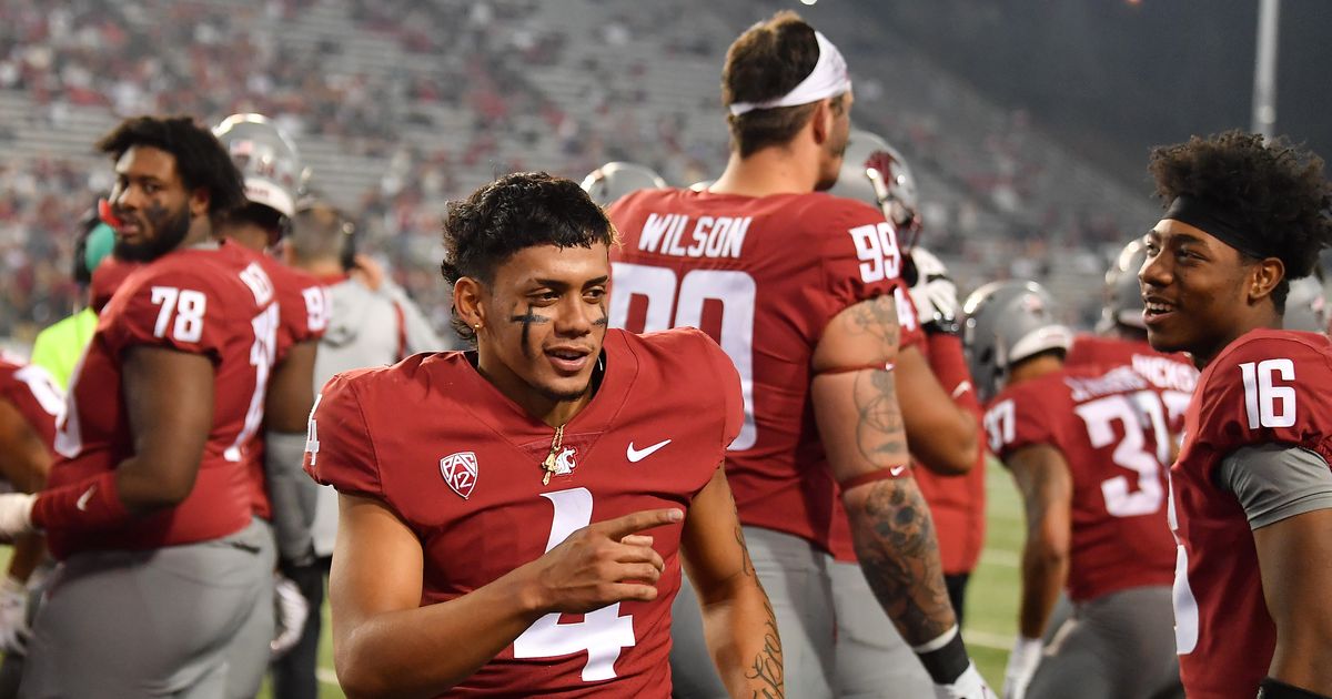 Washington State coach Nick Rolovich leaning toward starting Jayden de ...