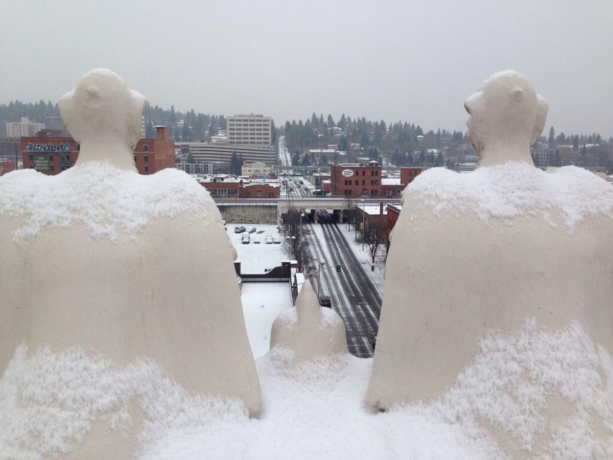 Snow, freezing rain making Spokane roads slippery | The Spokesman-Review