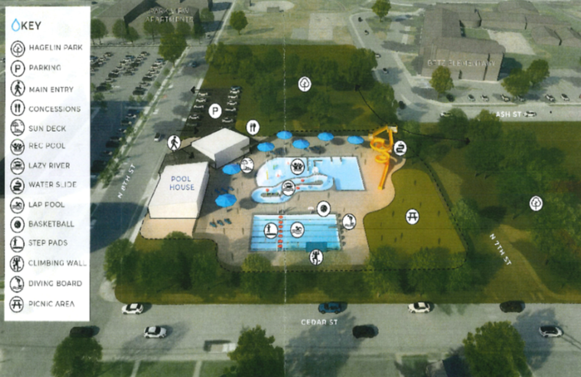 Cheney votes for the construction of a new city aquatics center