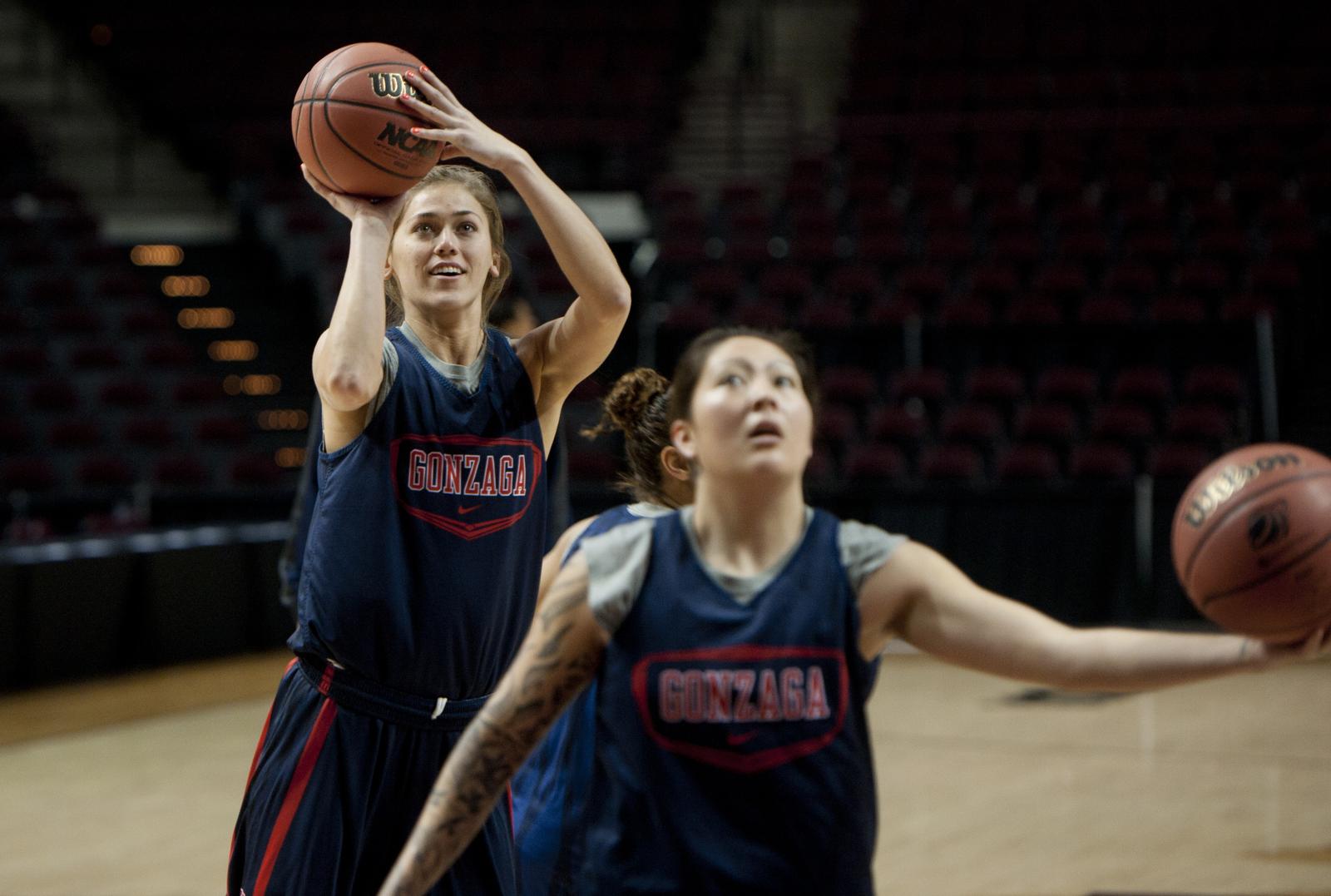 Gonzaga women NCAA practice - March 22, 2014 | The Spokesman-Review