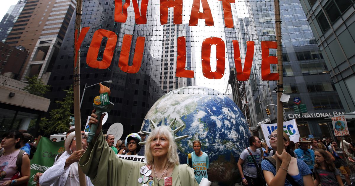 Global marches draw attention to climate change