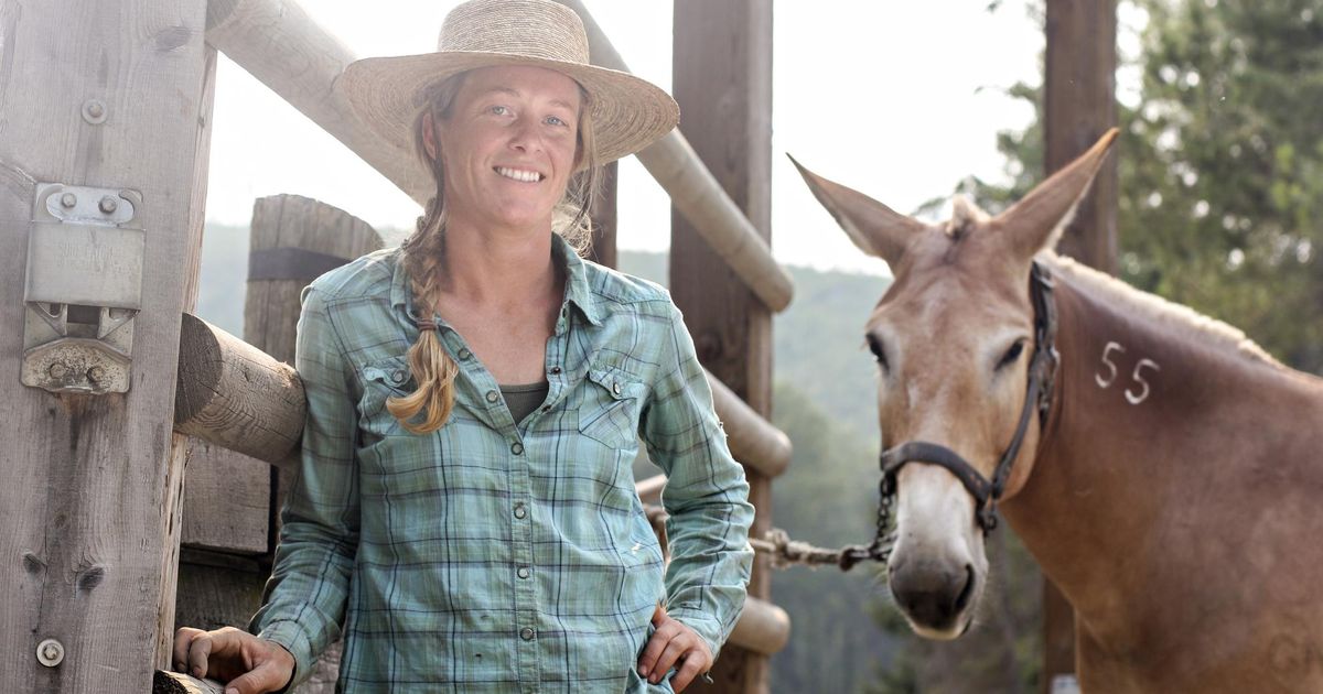 Meet Glacier National Park’s first female packer