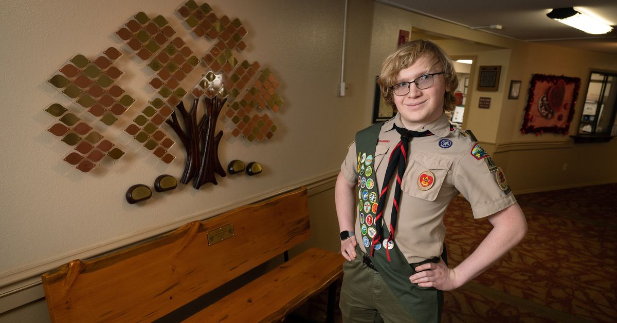 Boy Scout thanks Holman Gardens with gift of a bench | The Spokesman-Review