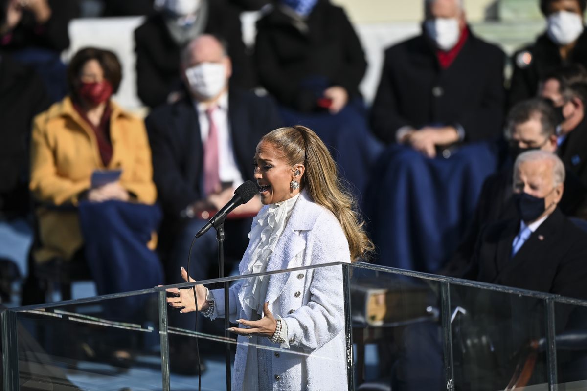 Jennifer Lopez worked 'Let's Get Loud' into inauguration medley, and it ...