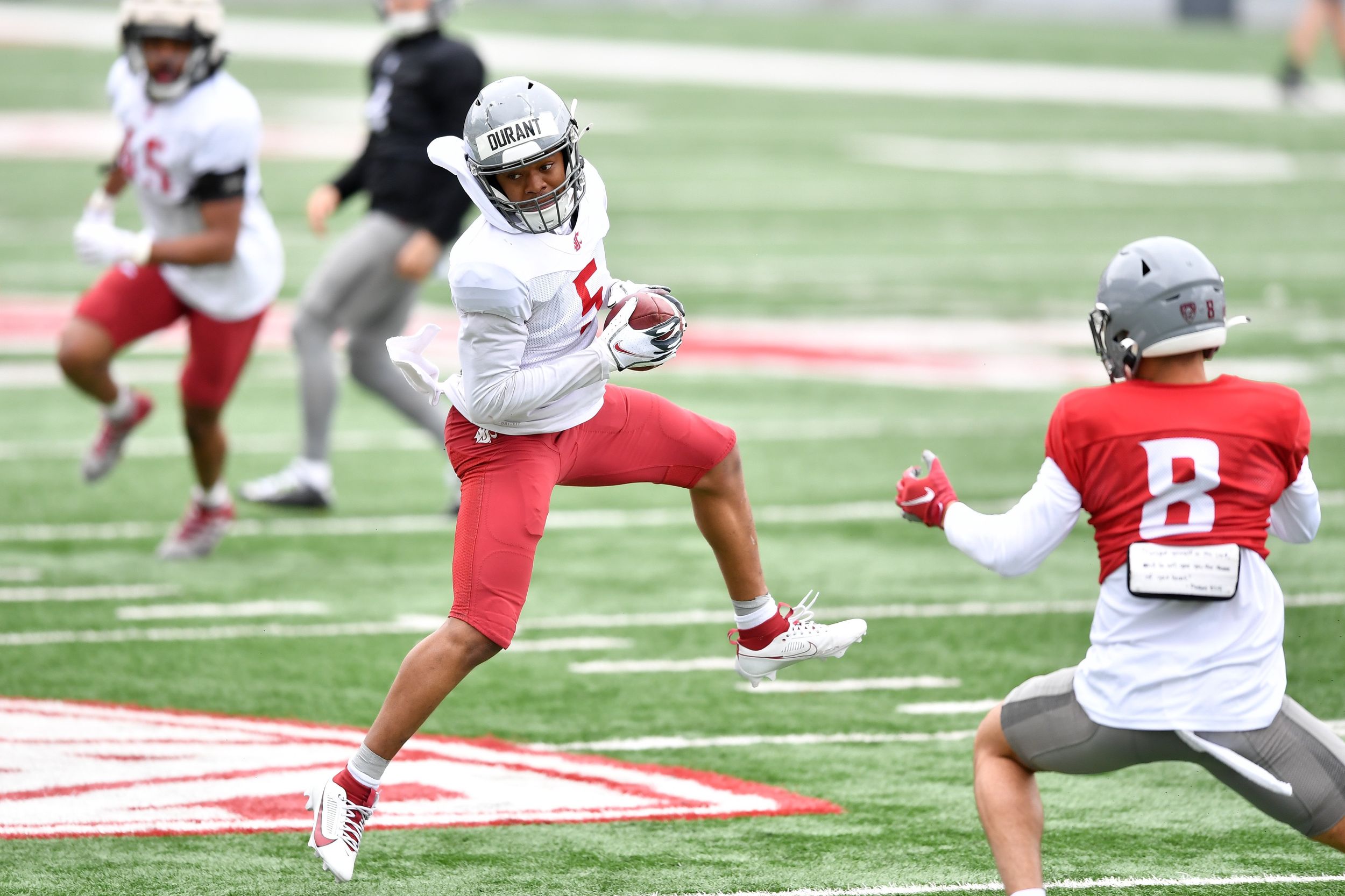 In WSU's first spring scrimmage, secondary shines and new receivers ...