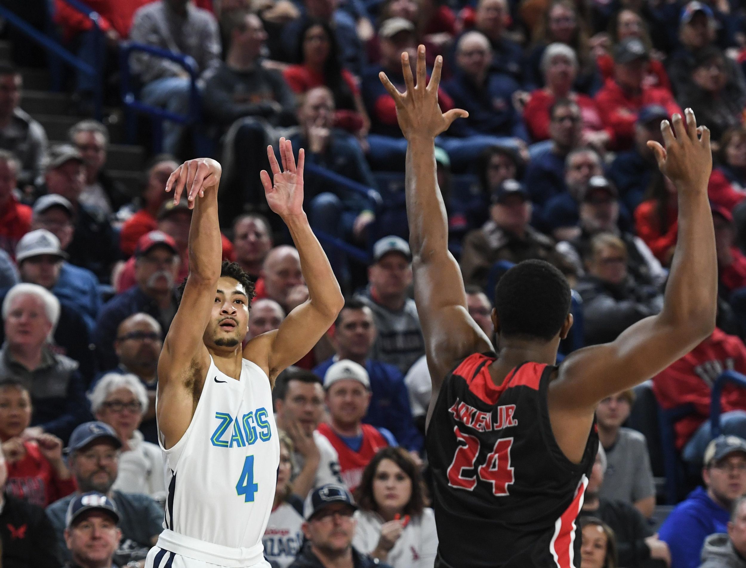Gonzaga rewind: Ryan Woolridge makes long-distance connection against ...