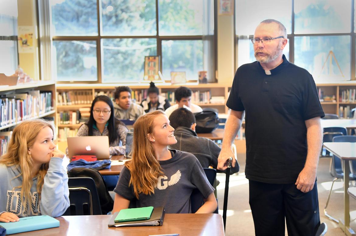 Popular Jesuit Kevin Connell refuses to let a stroke keep him down