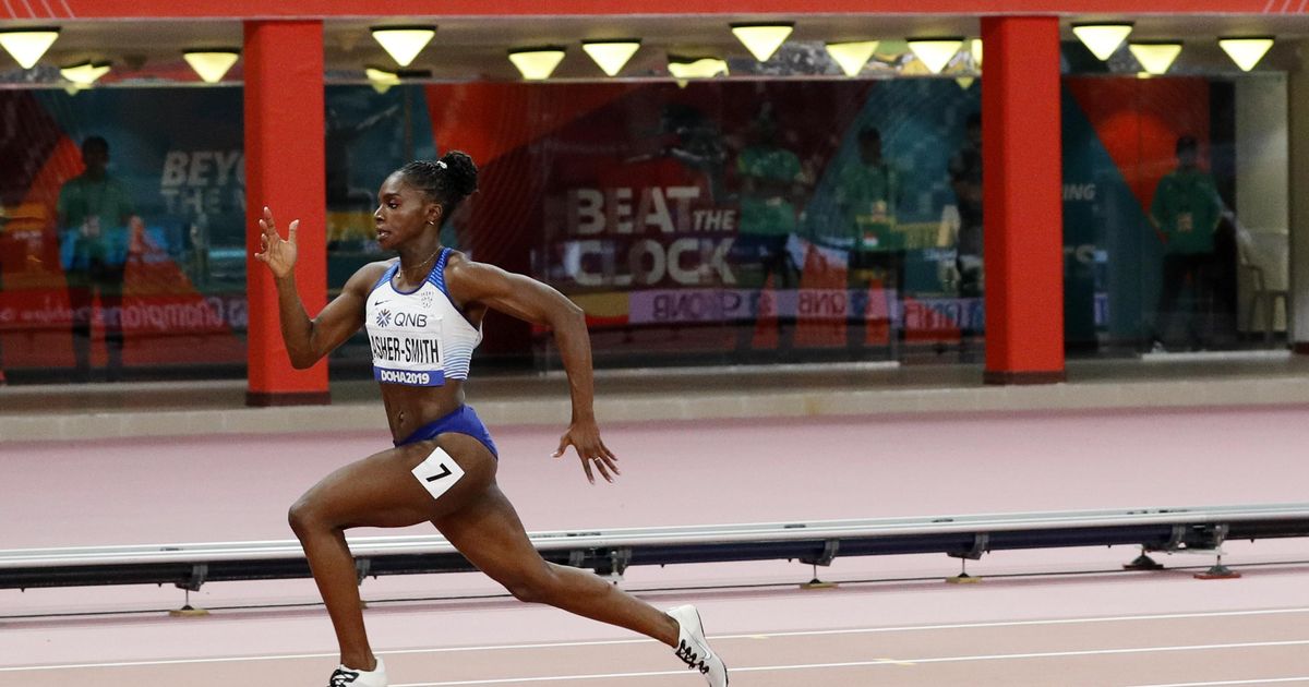 Sprinter wins for Britain and college star takes hurdles