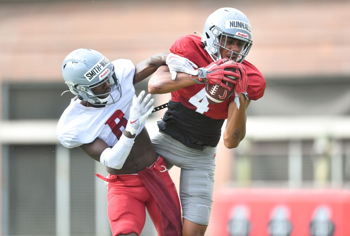 Washington State football's first fall practice in pads - Aug. 9, 2022 ...