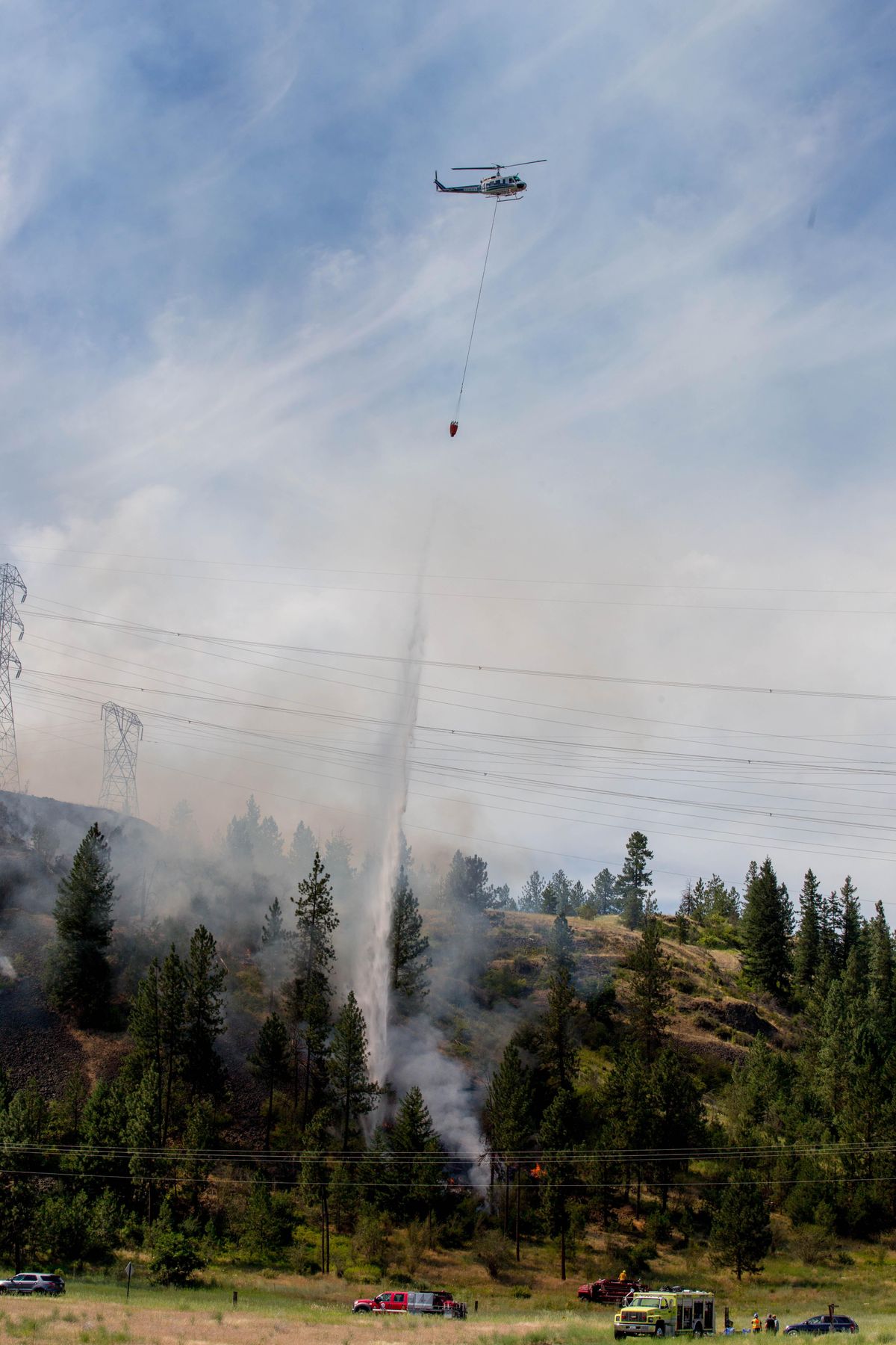 Coulee Hite Road Fire - July 4, 2017 | The Spokesman-Review